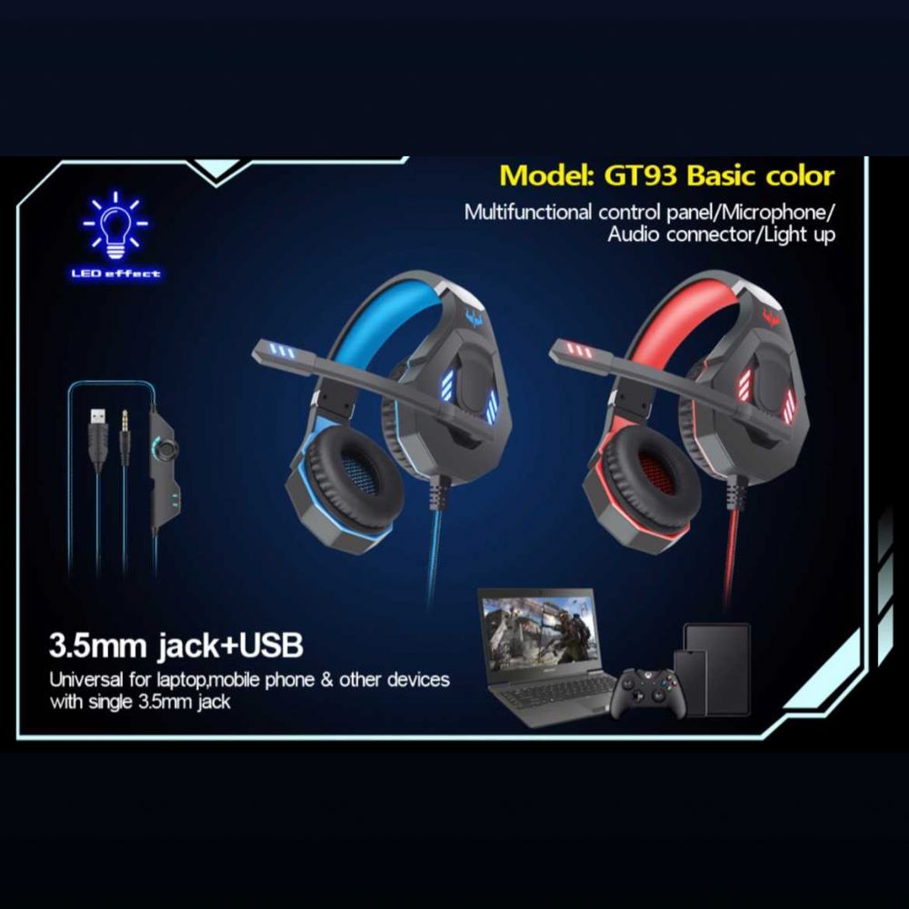 Ovleng GT-93 Gaming LED Oyuncu Kulaklığı - imsanelektronik.com.tr