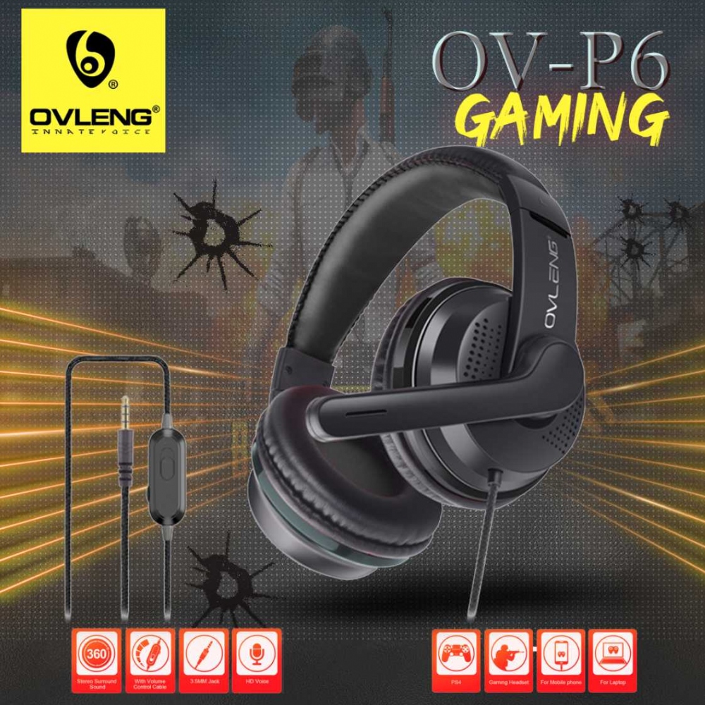 Ovleng P-6 Gaming Oyuncu Kulaklığı - imsanelektronik.com.tr