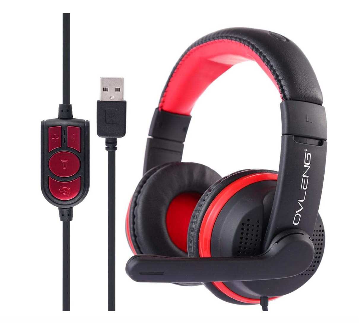 Ovleng GT-91 USB PC Gaming Oyuncu Kulaklığı - imsanelektronik.com.tr